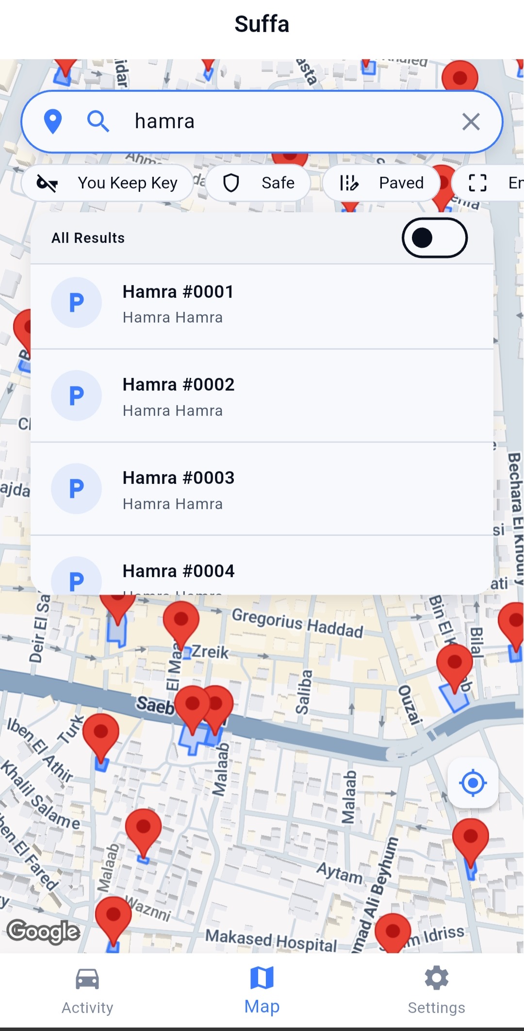 Suffa - Find parking without the guesswork